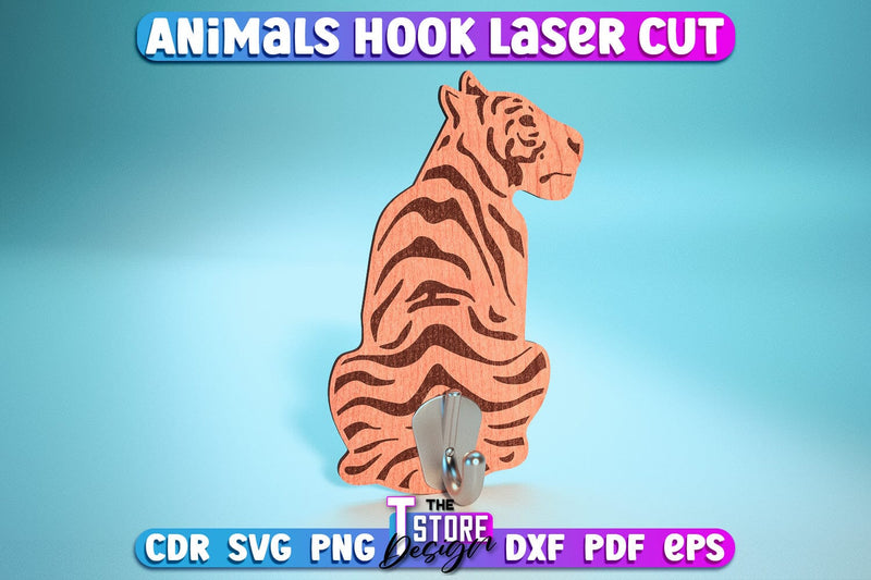 Animals Hook Laser Cut Bundle | Home Design | Wooden Animals Hook | CNC ...