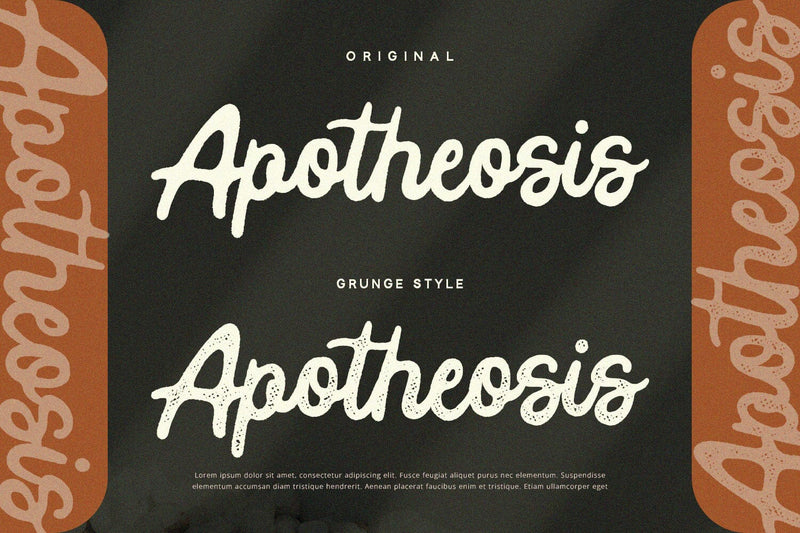 Apotheosis - Rough Script - So Fontsy