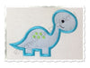 Applique Brontosaurus Dinosaur Machine Embroidery Design - So Fontsy