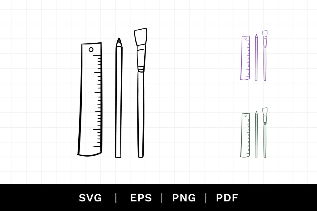 Artist Tools SVG Cut File - So Fontsy