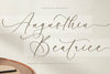 Augusthin Beatrice - Modern Calligraphy Font - So Fontsy