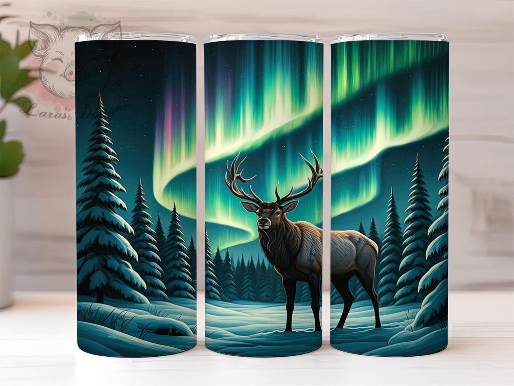 Aurora Borealis Northern Lights Tumbler Wrap, Northern Lights, Aurora ...