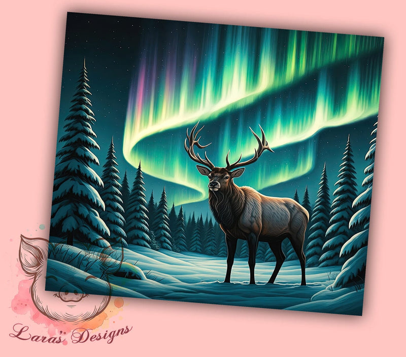 Aurora Borealis Northern Lights Tumbler Wrap, Northern Lights, Aurora ...