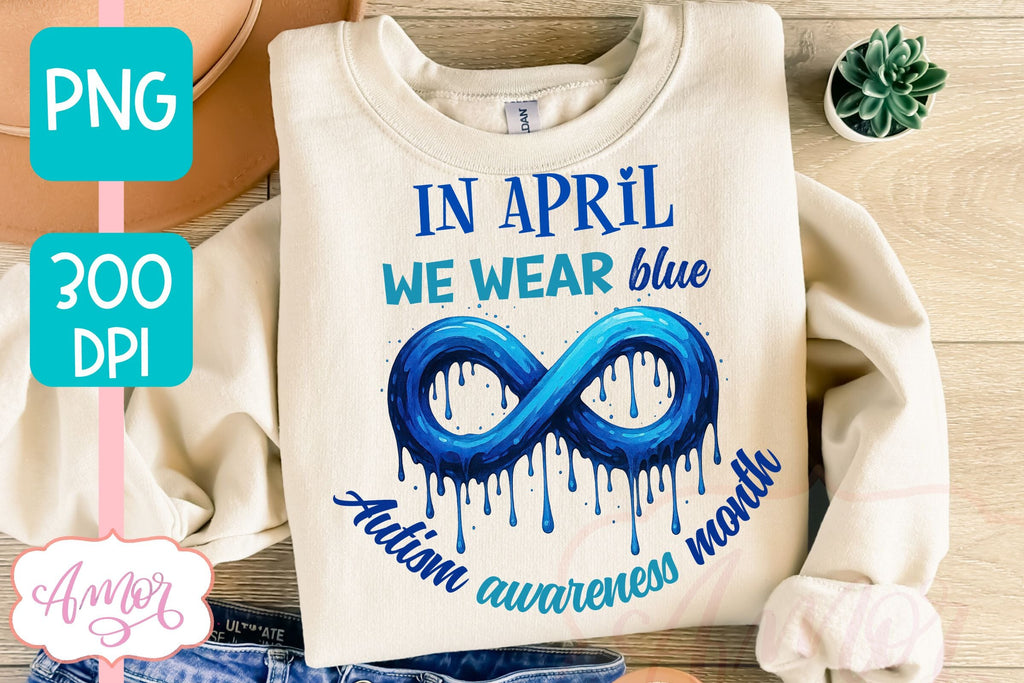 Autism Awareness Month PNG sublimation design - So Fontsy