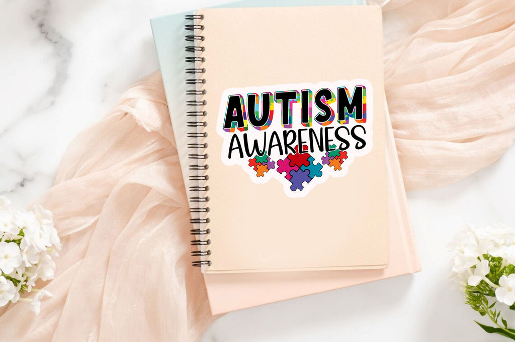 Autism awareness Sticker Design - So Fontsy