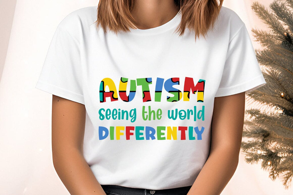 Autism seeing the world differently SVG Design - So Fontsy
