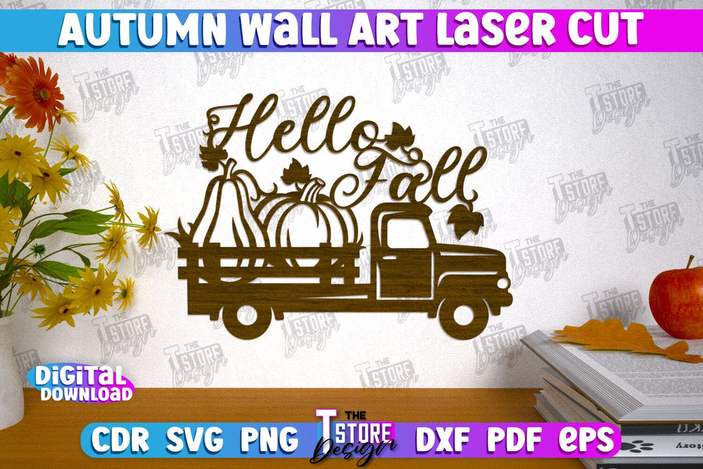 Autumn Wall Art | Fall Sign | Autumn Vibe | Signs Inscription Design ...