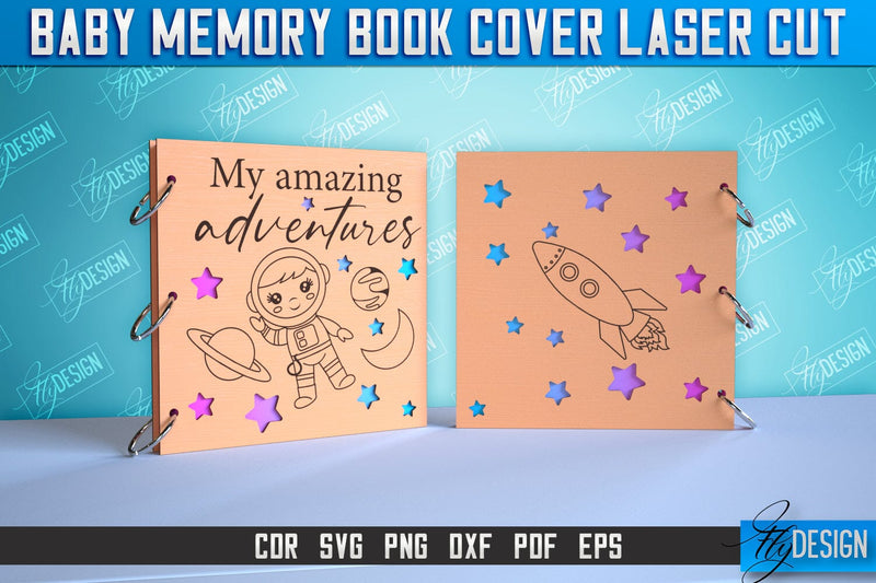 Baby Memory Book Cover Bundle | Memory Album Cover | Children's Design ...