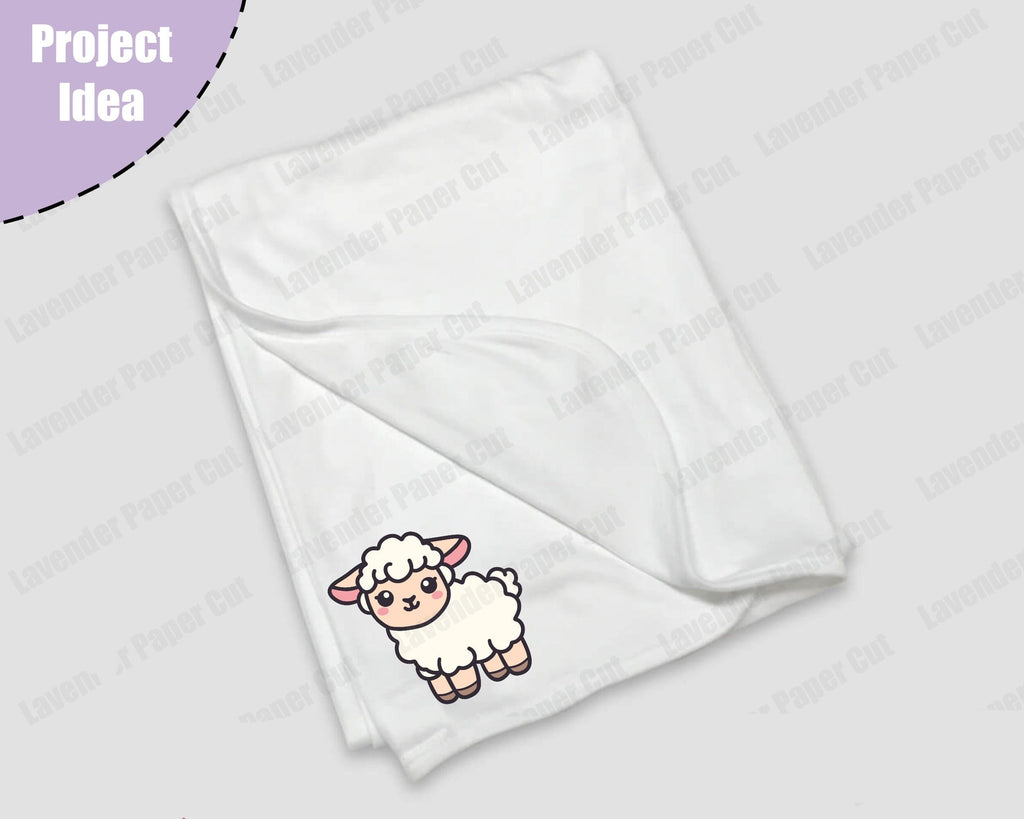 Baby Sheep SVG PNG File, Cute Lamb Clipart Cut File for Cricut and ...