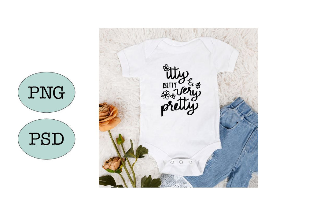Baby Word Art- Itty Bitty - So Fontsy