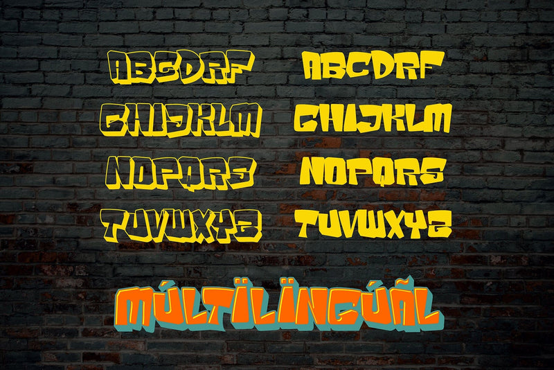 Badge Robo - 3d Bold Display Graffiti Font - So Fontsy