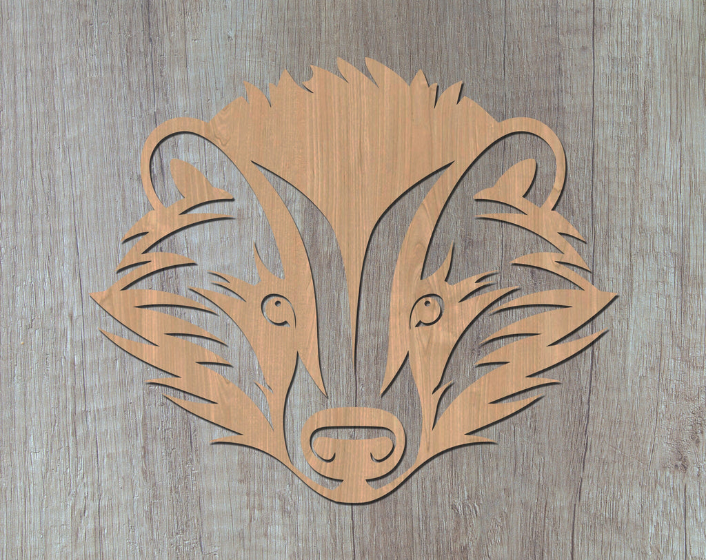 Badger Laser SVG Cut File, Badger Glowforge File, Badger DXF, Badger ...
