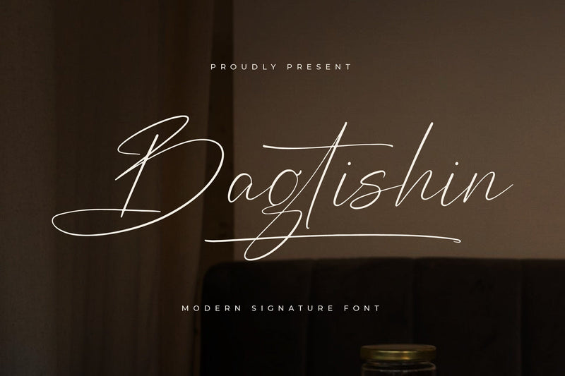 Bagtishin - Modern Signature Font - So Fontsy