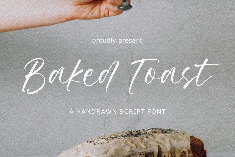 Baked Toast Font - So Fontsy