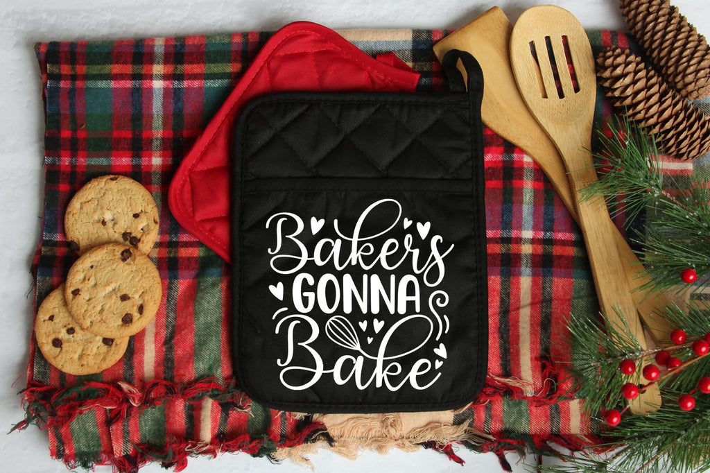 Bakers Gonna Bake, Christmas Pot Holder SVG - So Fontsy