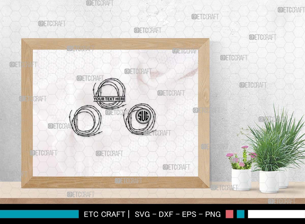 Barbed Wire SVG Cut Files, Barbed Wire Silhouette, Wire Svg, Border ...