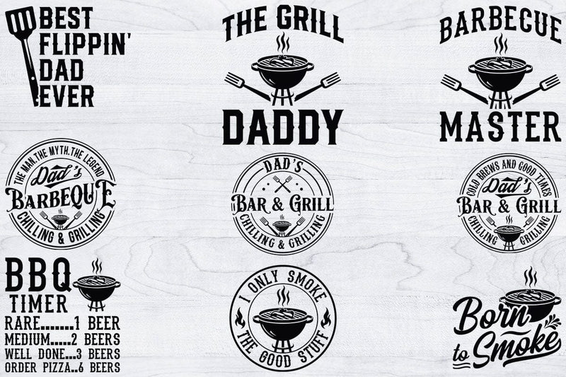 Barbeque SVG Bundle, BBQ Svg Bundle, BBQ Svg, Grilling Svg, Kitchen Svg ...