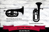 Baritone Horn SVG, Musical Instrument SVG - So Fontsy