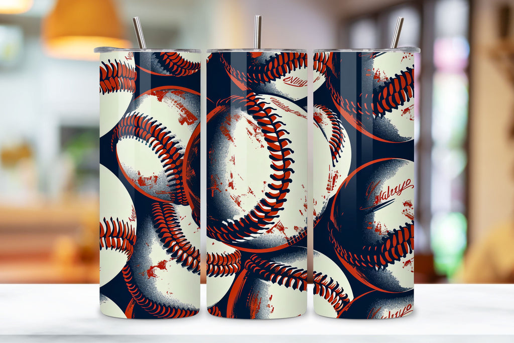 Baseball 20oz skinny tumbler png sublimation design wrap, Baseball 20oz ...
