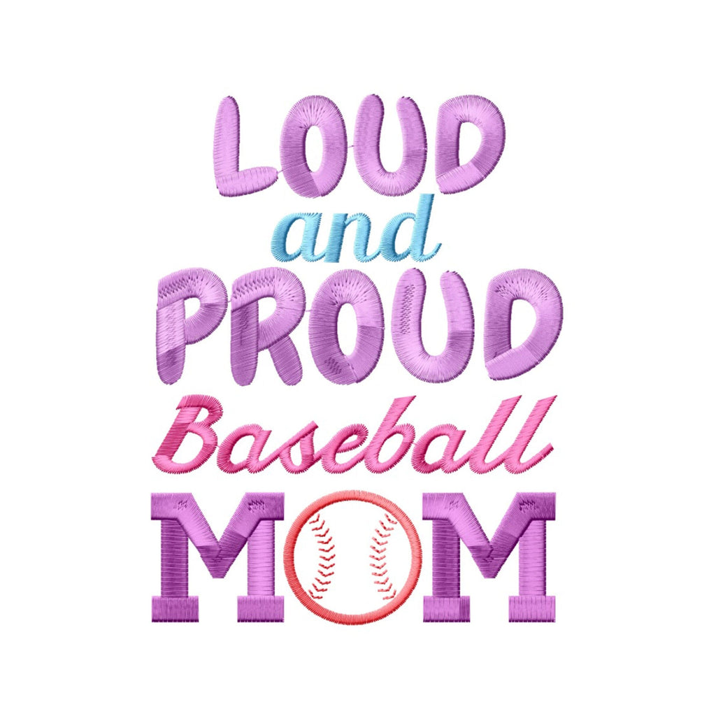 Baseball Mom Embroidery Bundle, 6 Designs, Baseball Quotes, Mama ...