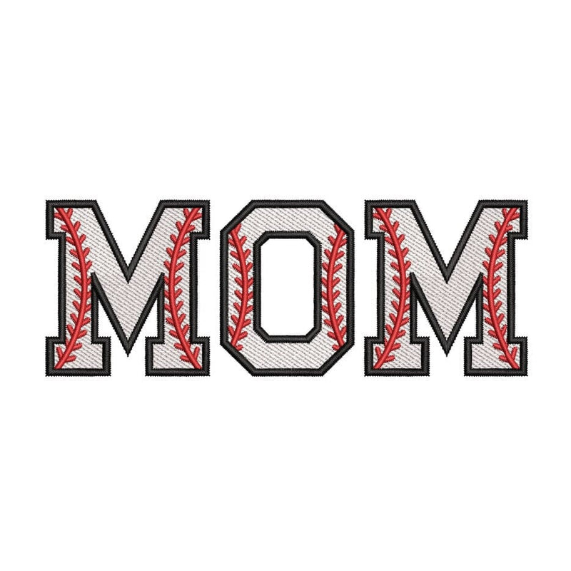 Baseball Mom Embroidery Design, Sports Mom Embroidery Design, 4 sizes ...