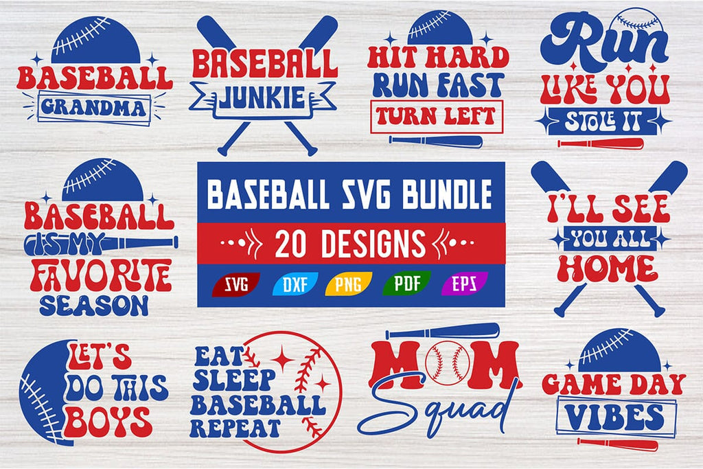 baseball svg bundle - So Fontsy