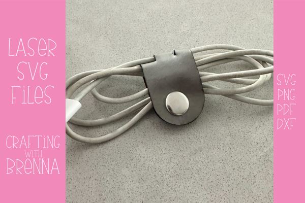 Basic Cord Holder Laser SVG File - So Fontsy
