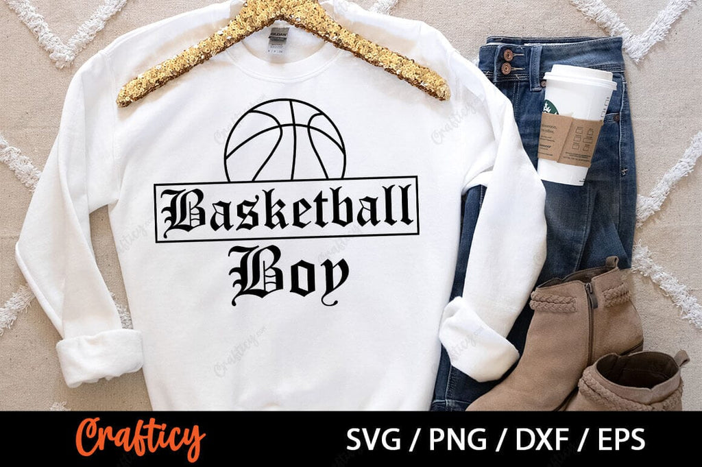 Basketball boy SVG Design - So Fontsy