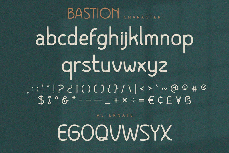 Bastion - Sans Serif Font - So Fontsy