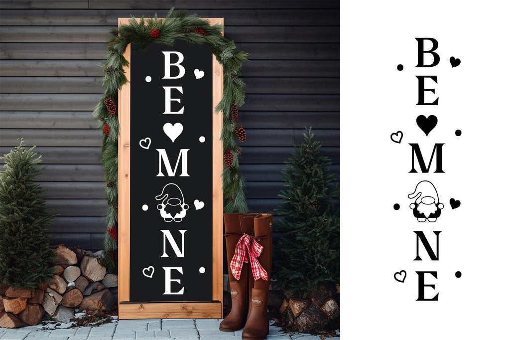 Be Mine, Valentine Porch Sign SVG - So Fontsy