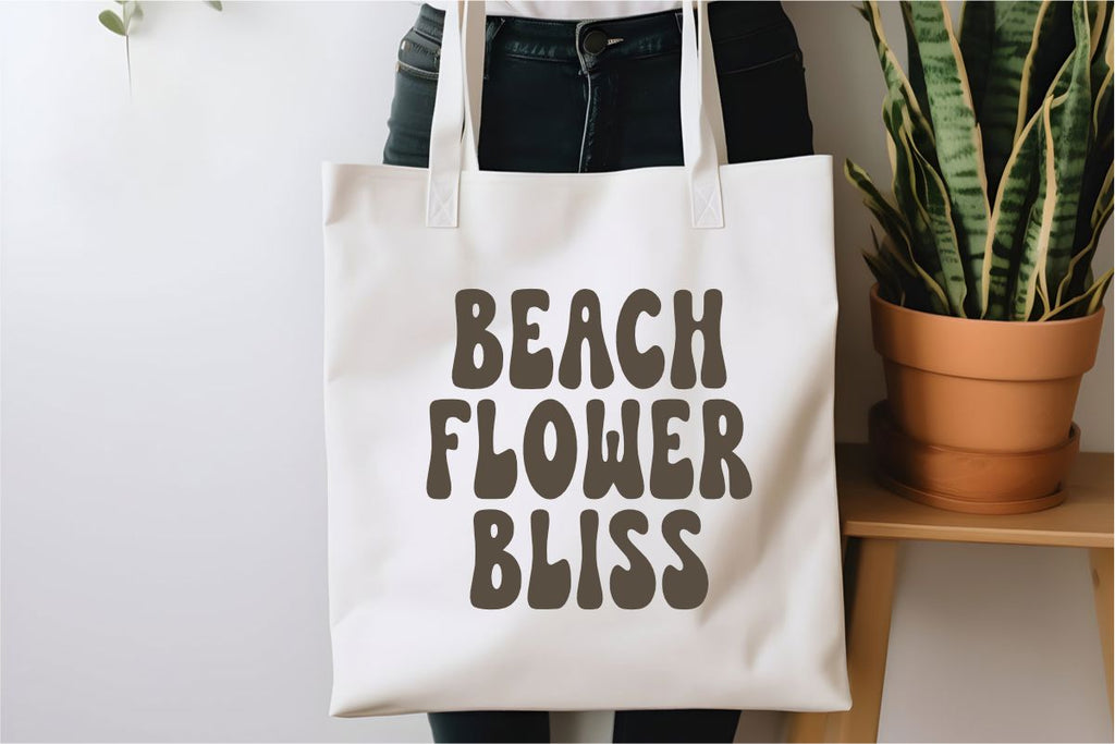 Beach Flower - Fun Retro Groovy Font - So Fontsy