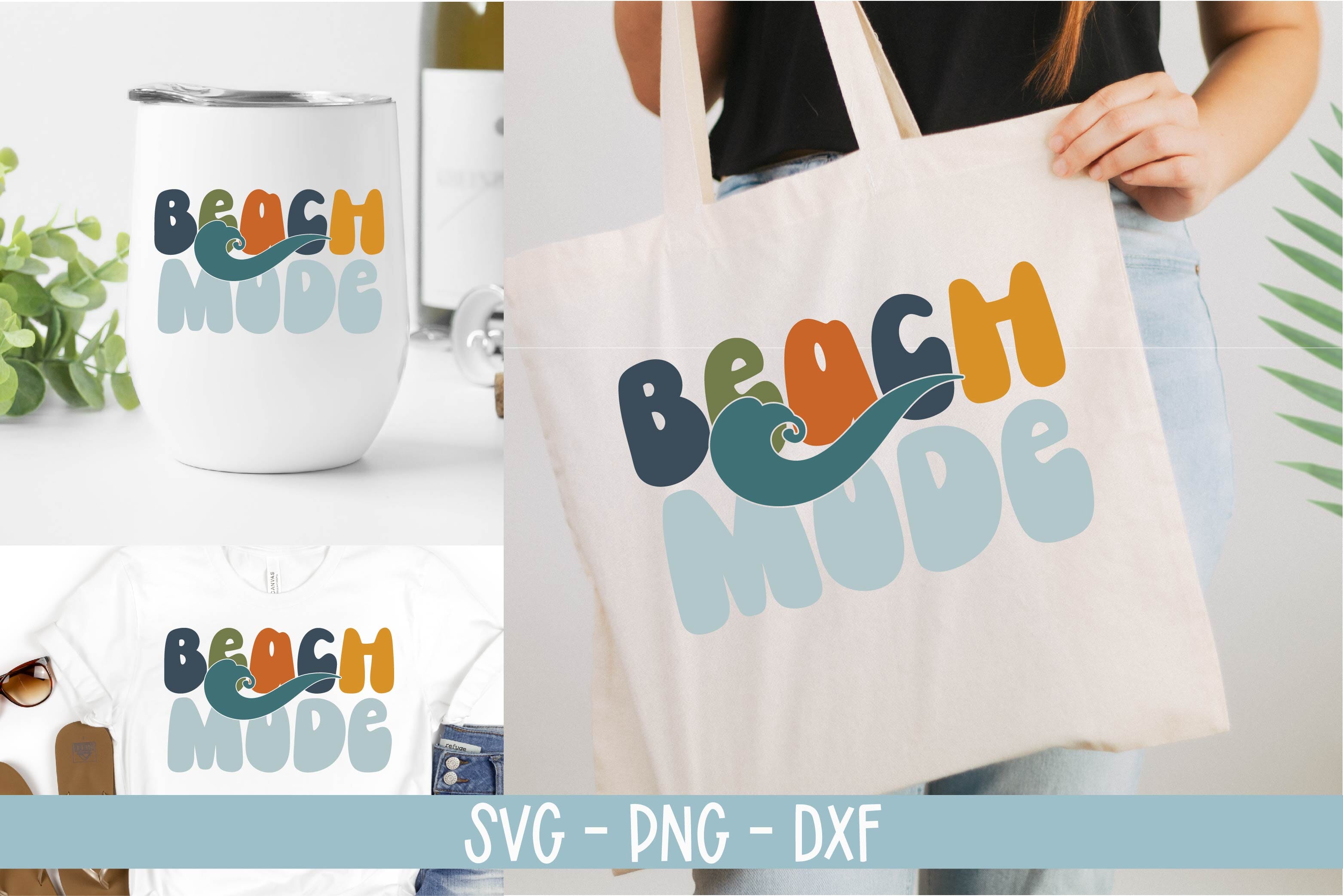 Beach Mode SVG-Retro Beach SVG - So Fontsy