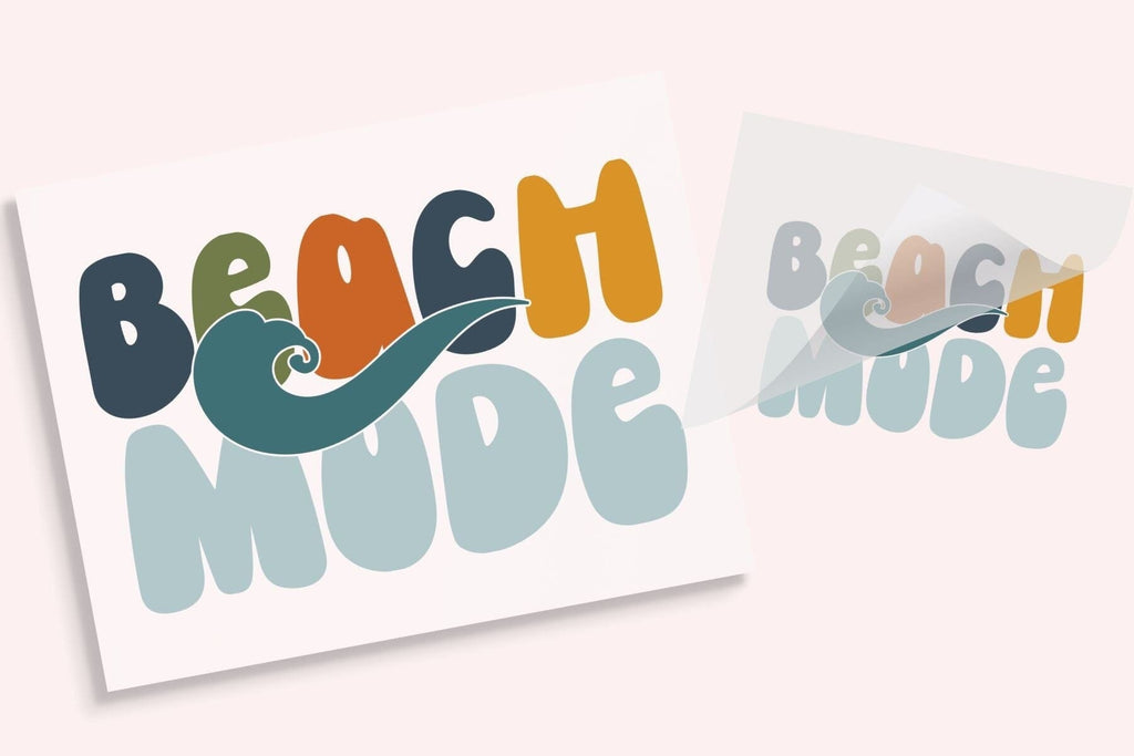 Beach Mode Wave DTF Transfer - So Fontsy