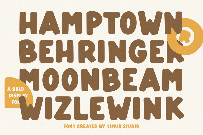 Bear Nose - Bold Display Handwritten Font - So Fontsy