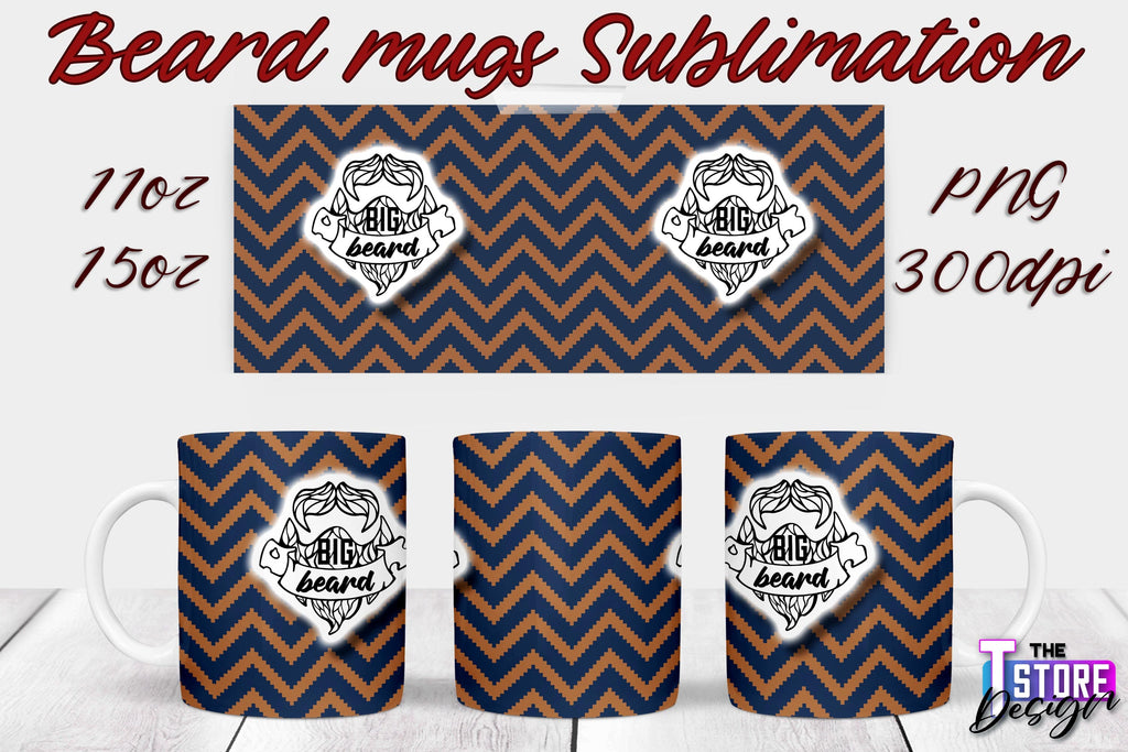 Beard Mug PNG Sublimation | 11 Oz 15 Oz Mug Sublimation | Men Quotes ...