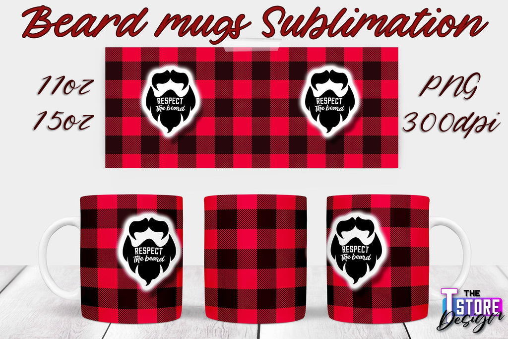 Beard Mug PNG Sublimation | 11 Oz 15 Oz Mug Sublimation | Men Quotes ...