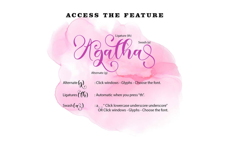 Beautiful Agatha - So Fontsy