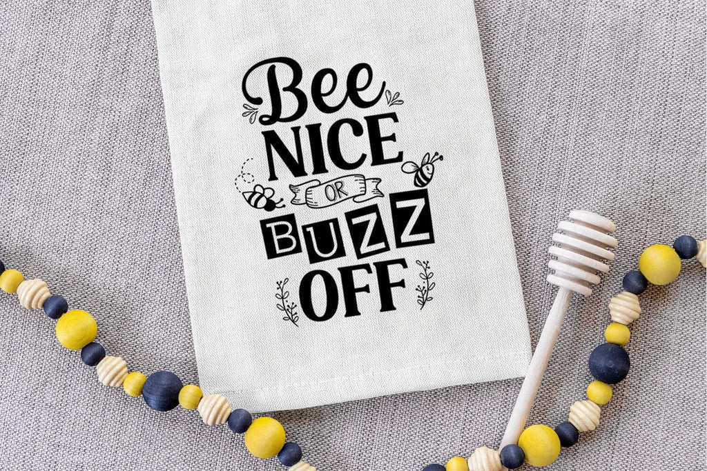 Bee Home Decor Sign SVG Bundle I Bee Sign SVG Bundle I - So Fontsy