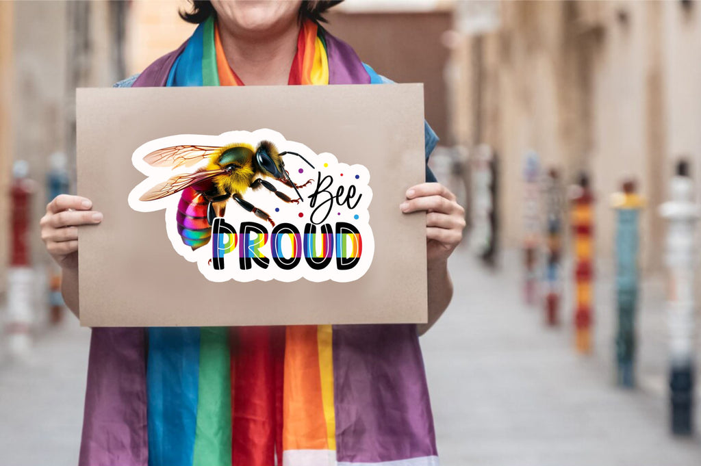 Bee proud Sticker Design - So Fontsy