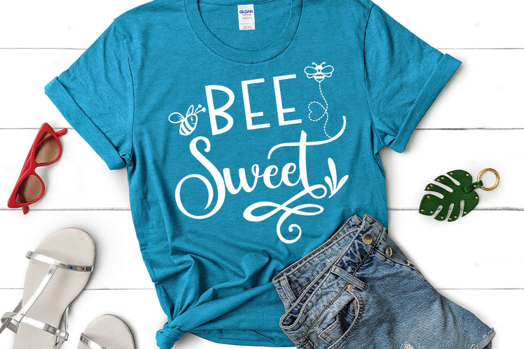 Bee Sweet SVG I Bee Motivational SVG I Bee Tshirt Sign SVG - So Fontsy