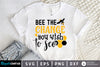 Bee the change you wish to see Svg design - So Fontsy