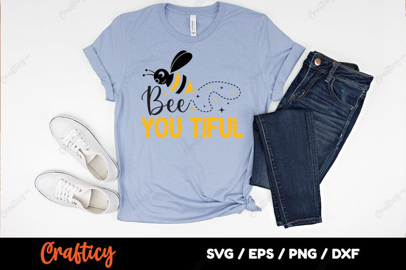 Bee You Tiful SVG Design - So Fontsy