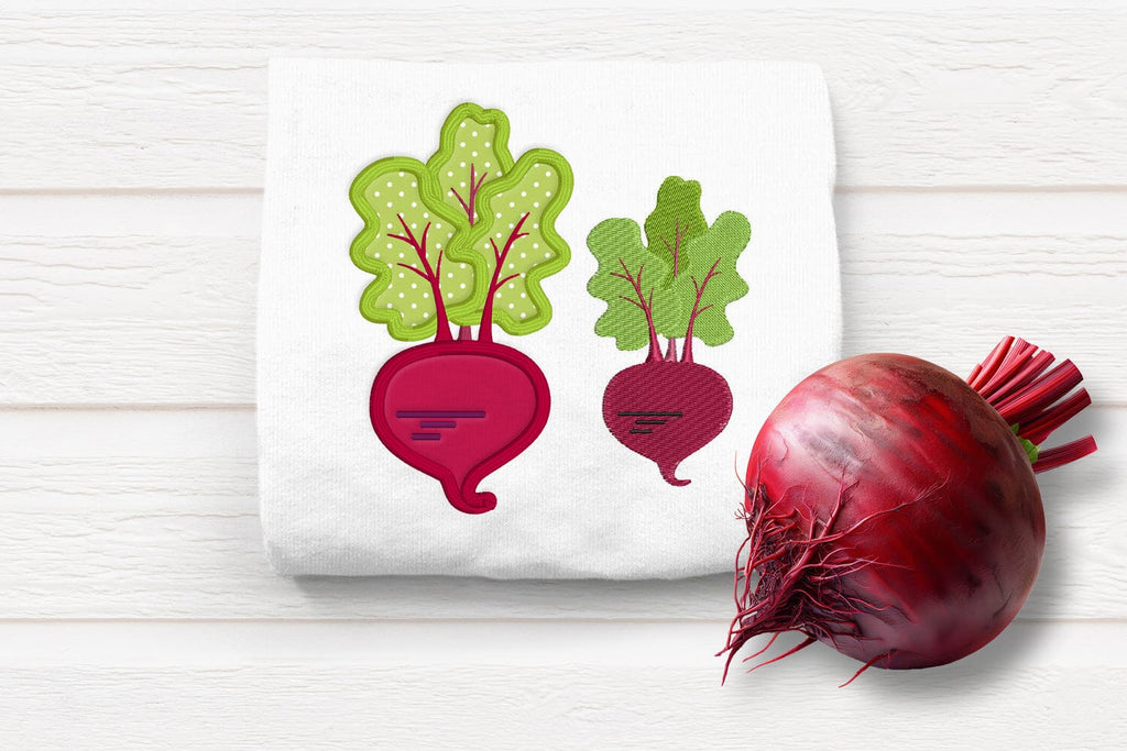 Beet Applique and Embroidery - So Fontsy
