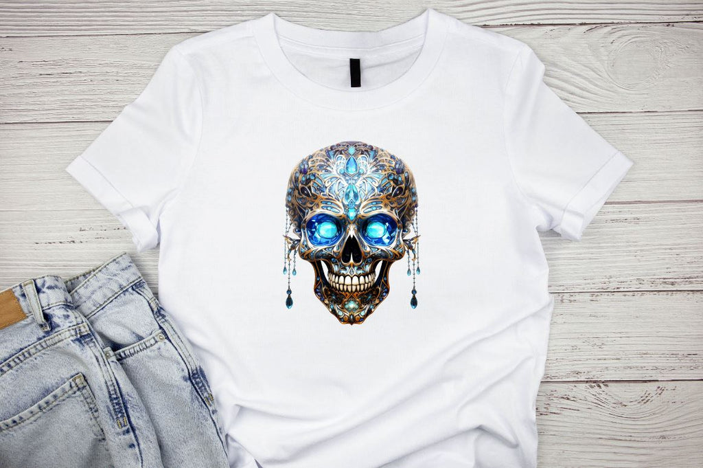Bejeweled Face Skeleton Sublimation Bundle - So Fontsy