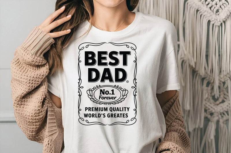 Best Dad No.1 Forever Premium Quality Worlds Greates 2 - So Fontsy