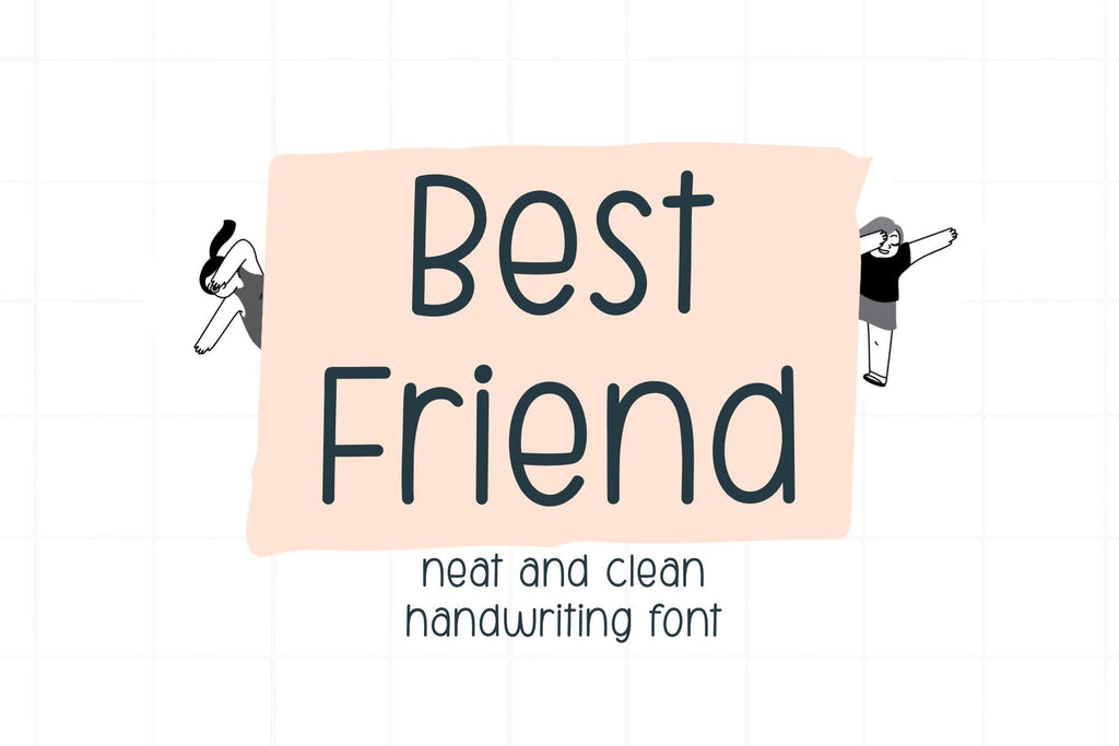Best Friend Cute Handwriting Font - So Fontsy