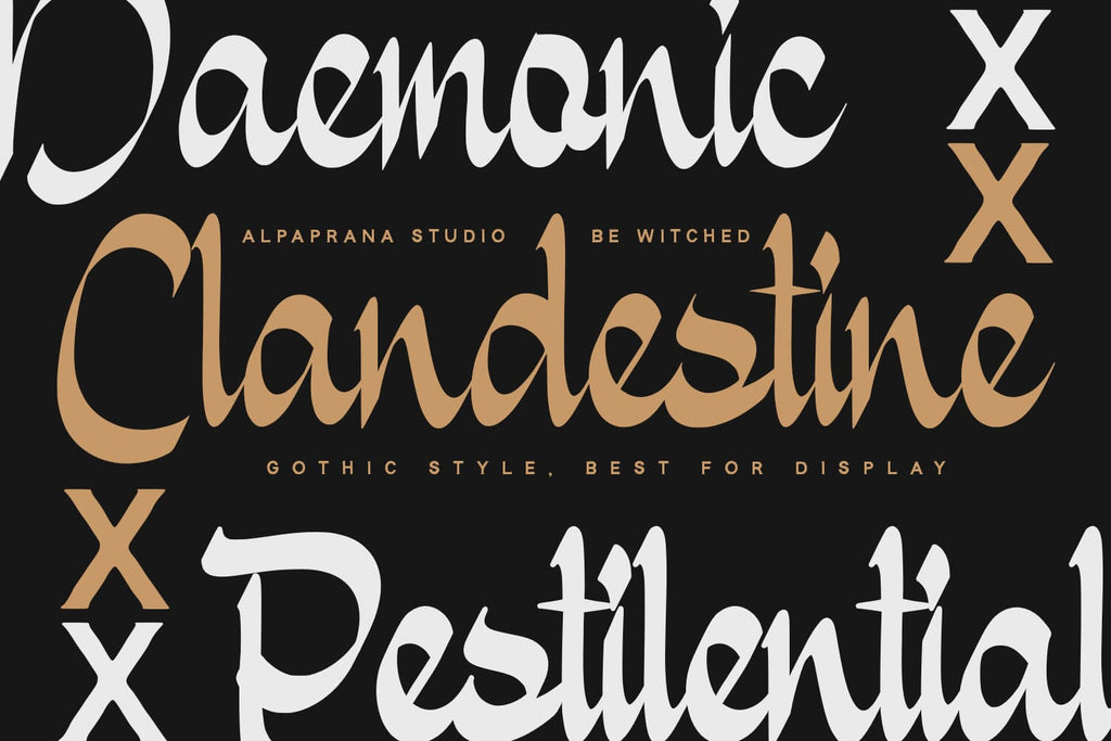 Bewitched - Gothic Script Font - So Fontsy