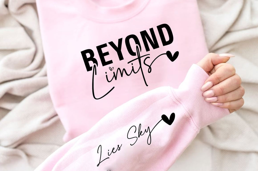 Beyond Limits SVG Sleeve Design - So Fontsy