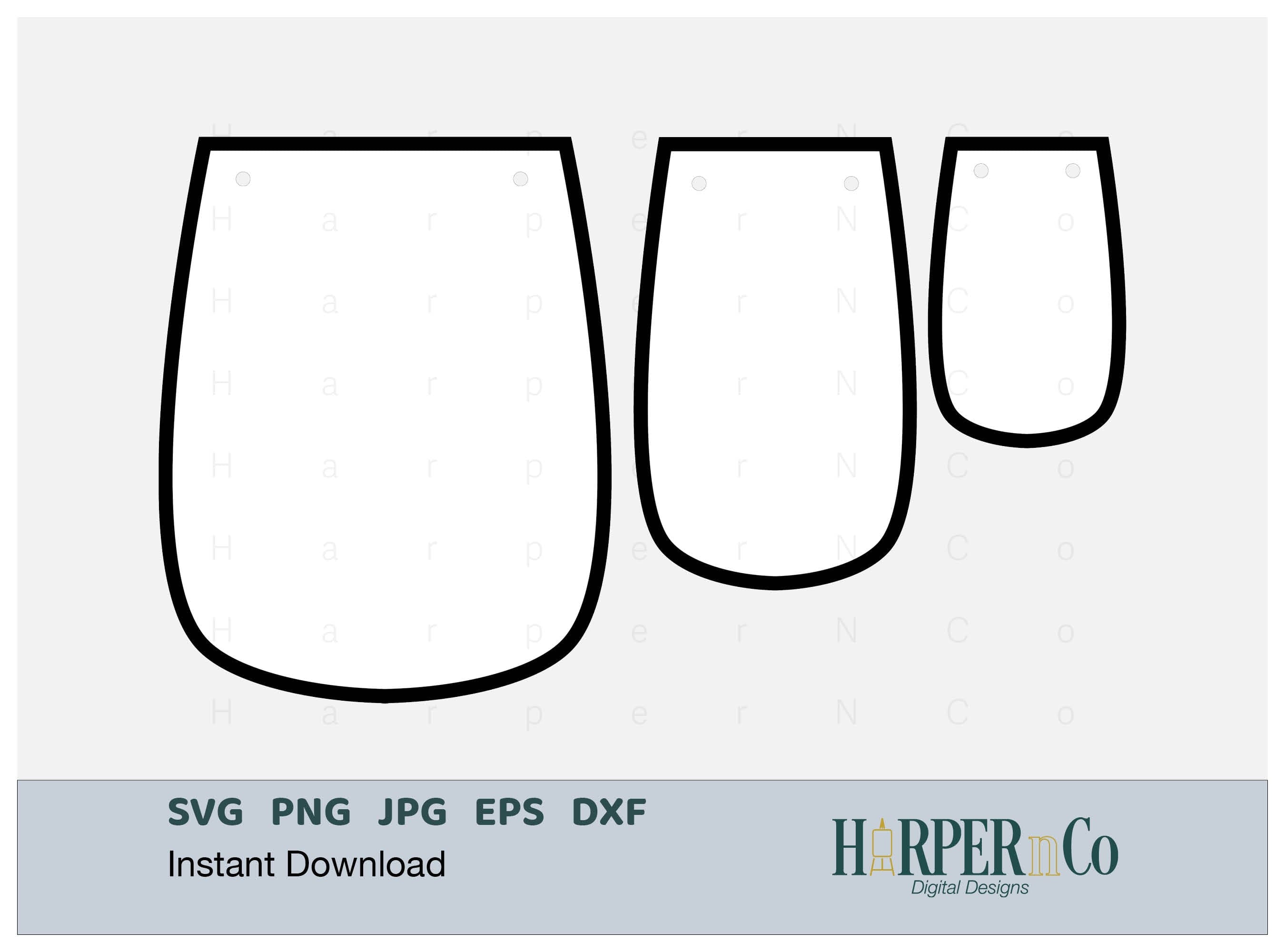 Bib Banner SVG PNG Cut EPS File - So Fontsy