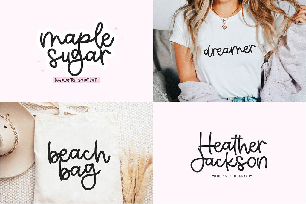 Big Handwritten Font Bundle - 50 Fonts for Crafters! - So Fontsy